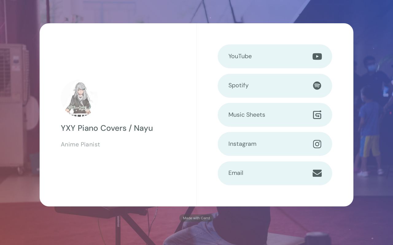 YXY Piano Covers / Nayu